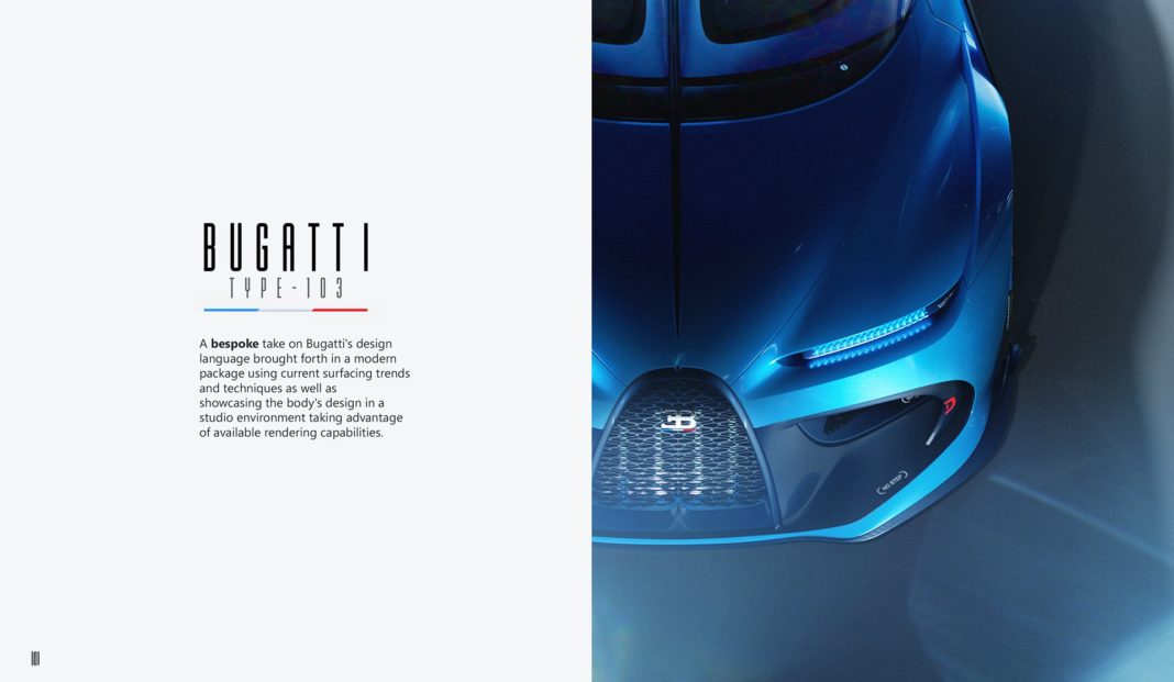 Bugatti Type 103 Concept pokušava biti zanimljiviji Chiron - AutopressHR